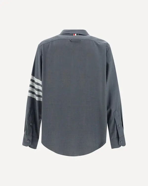 Thom Browne Wool And Cotton Blend Shirt