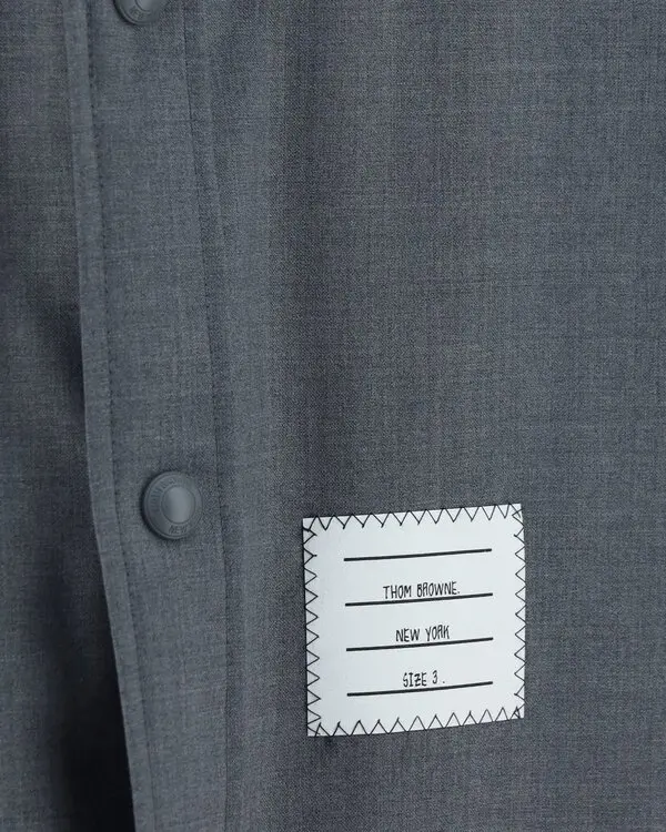 Thom Browne Wool And Cotton Blend Shirt