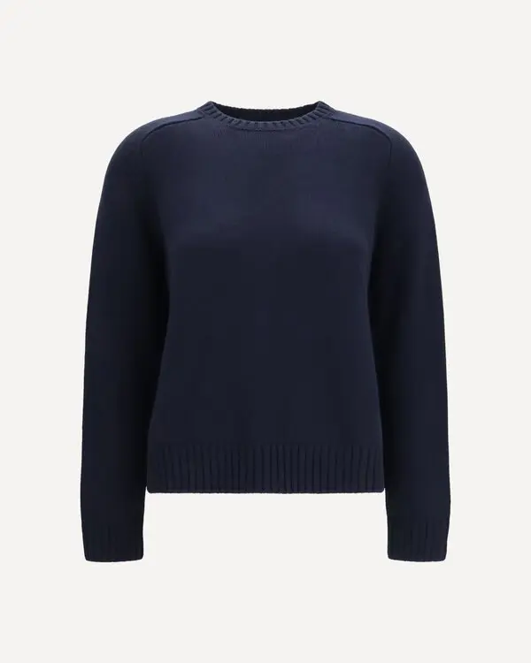Loro Piana Parksville Cashmere Crewneck Sweater - Blue