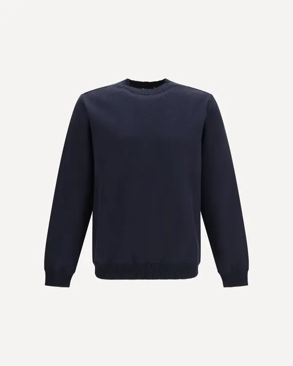 Loro Piana Whitney Crew Neck Weathirt - Blue