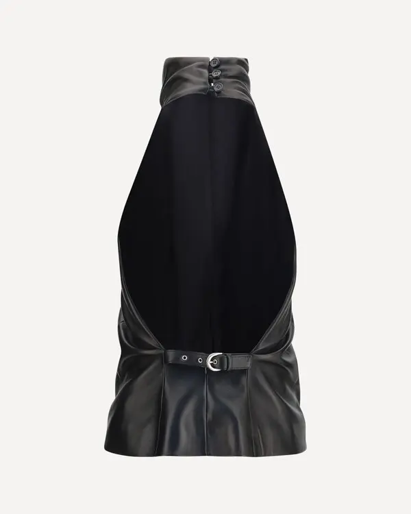 Khaite Rone Leather Top