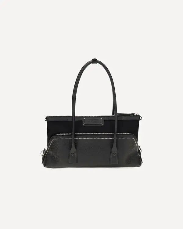 MAISON MARGIELA 5ac Shoulder Bag In Leather With Logo