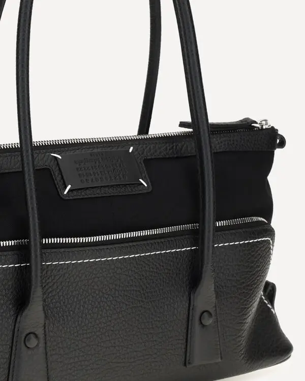 MAISON MARGIELA 5ac Shoulder Bag In Leather With Logo