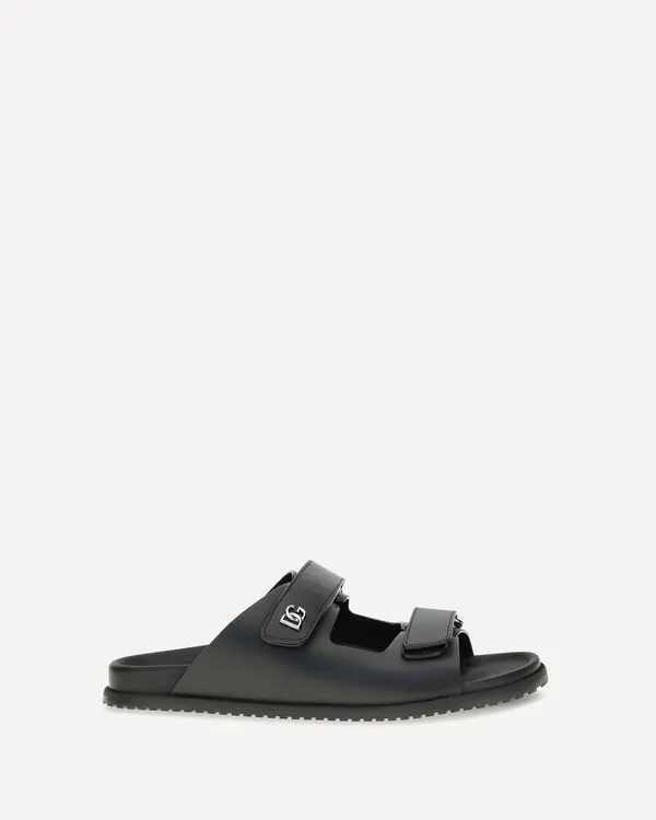 Dolce & Gabbana Calfskin Leather Sandals
