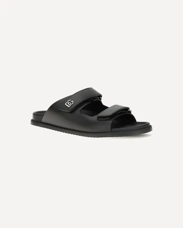 Dolce & Gabbana Calfskin Leather Sandals