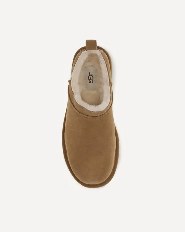UGG Classic Micro Suede Mules - Brown