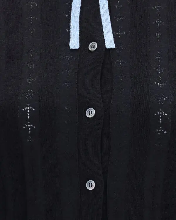 Marni Wool And Silk Cardigan With Bow
