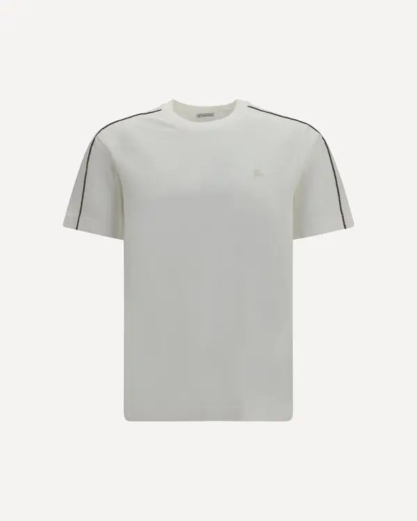 Burberry Cotton T-shirt With Embroidered Logo