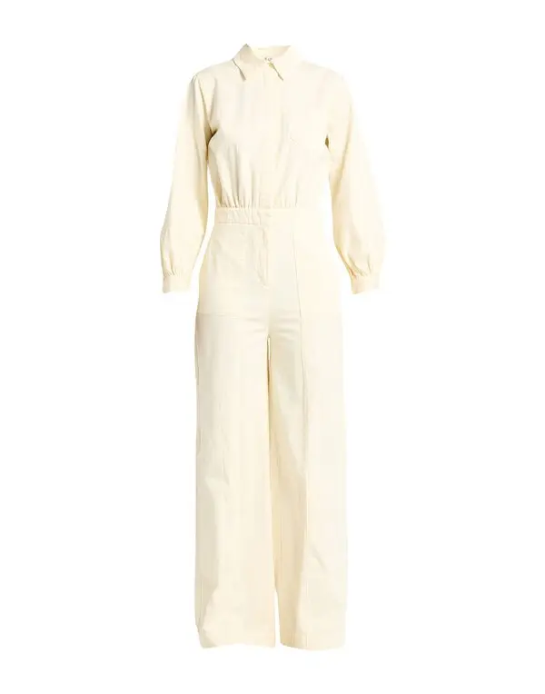 Ba&sh Pastel Cotton Twill Jumpsuit