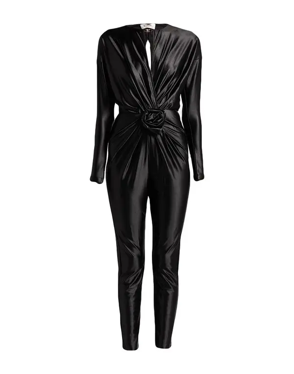 BLUGIRL Long Sleeve Jumpsuit With Floral Appliqu