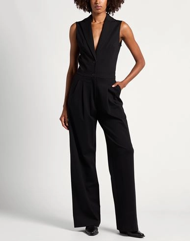 MANILA GRACE Sleeveless Lapel Collar Jumpsuit