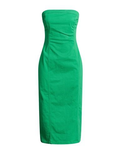 TWINSET Midi Dress Light Size Cotton, Polyester, Elastane - Green