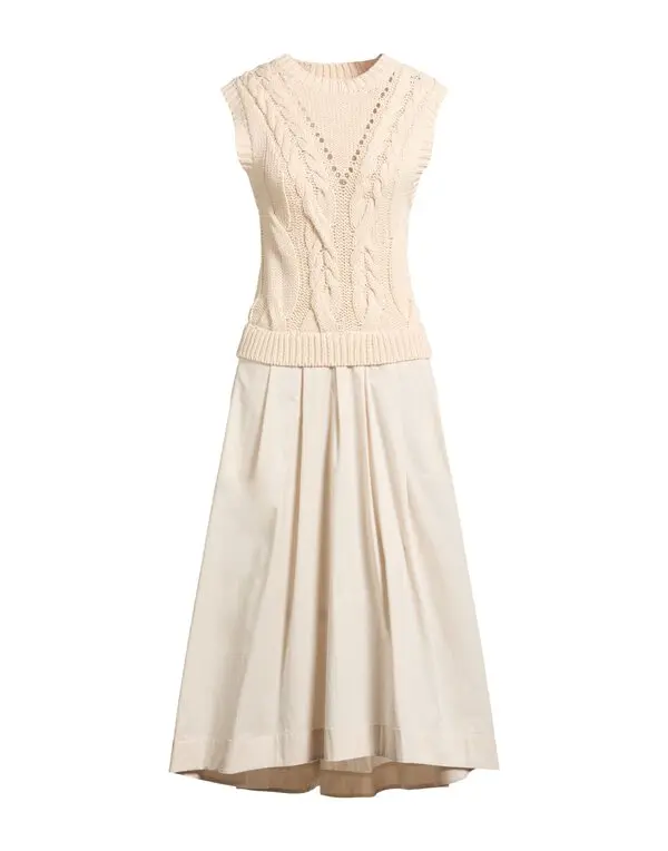 Peserico Cotton Blend Midi Dress