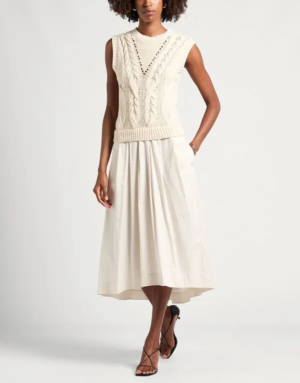 Peserico Cotton Blend Midi Dress
