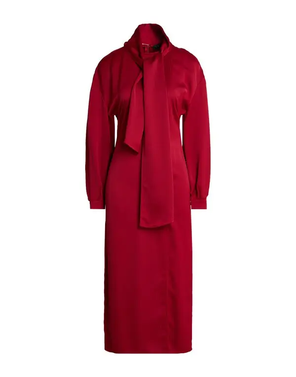 KAOS Long Sleeve Maxi Dress - Red
