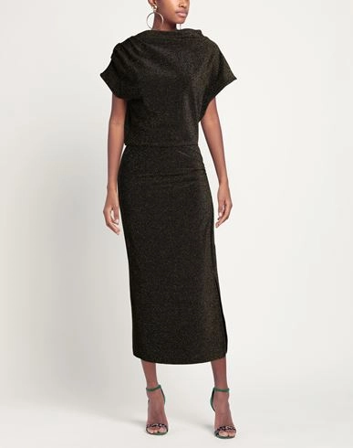 KAOS Jersey Maxi Dress With Metallic Sheen