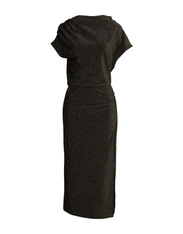 KAOS Jersey Maxi Dress With Metallic Sheen