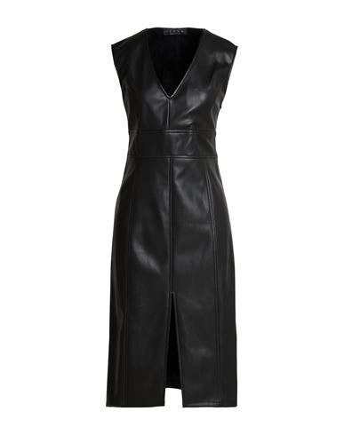 KAOS Midi Dress Size Polyurethane, Polyester - Black