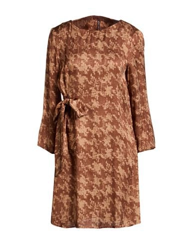 MANILA GRACE Mini Dress Size Viscose - Brown