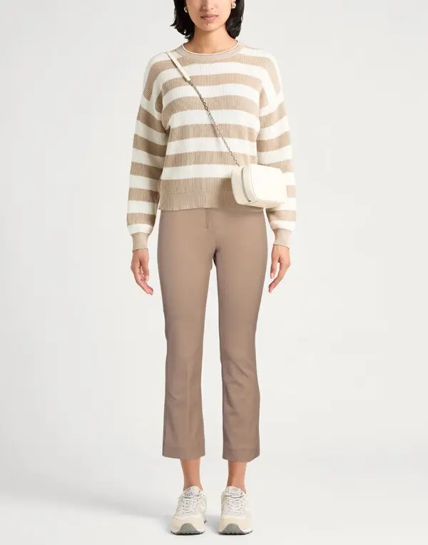 Max Mara Pants Camel Size Cotton, Polyamide, Elastane
