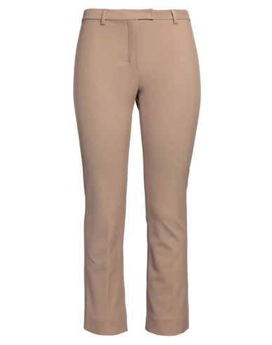 Max Mara Cotton Blend Bootcut Pants - Camel