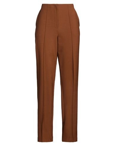 SEMICOUTURE Pants Ivory Size Polyester, Virgin Wool, Elastane - Brown