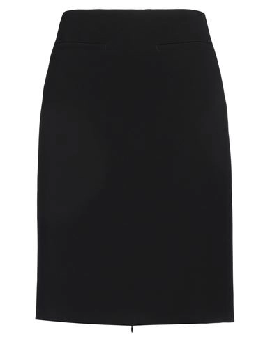 N°21 Crepe Flared Midi Skirt - Black