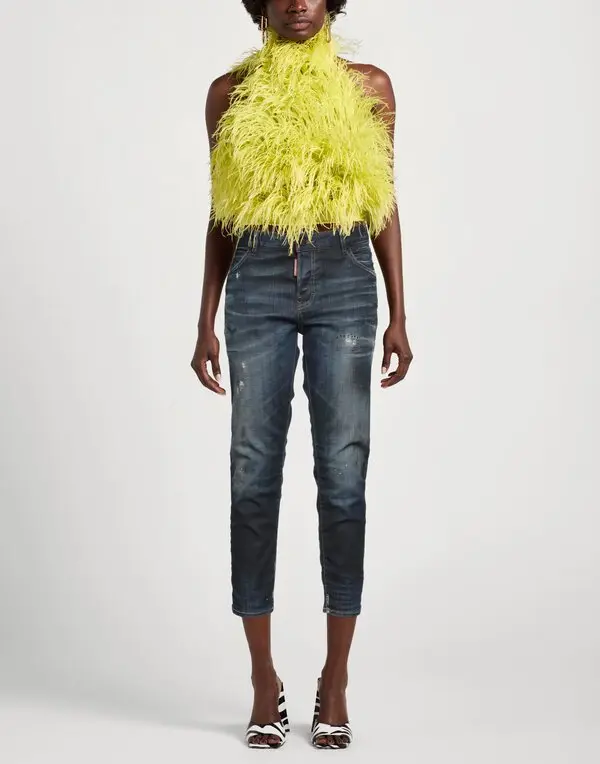 Dsquared2 Cotton Elastane Tapered Jeans