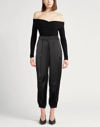 Herno High Waisted Tapered Satin Pants