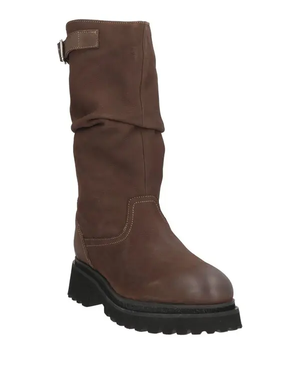 CAFÈNOIR Leather Buckled Boots