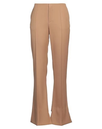 Chloé Pants Camel Size Virgin Wool - Beige