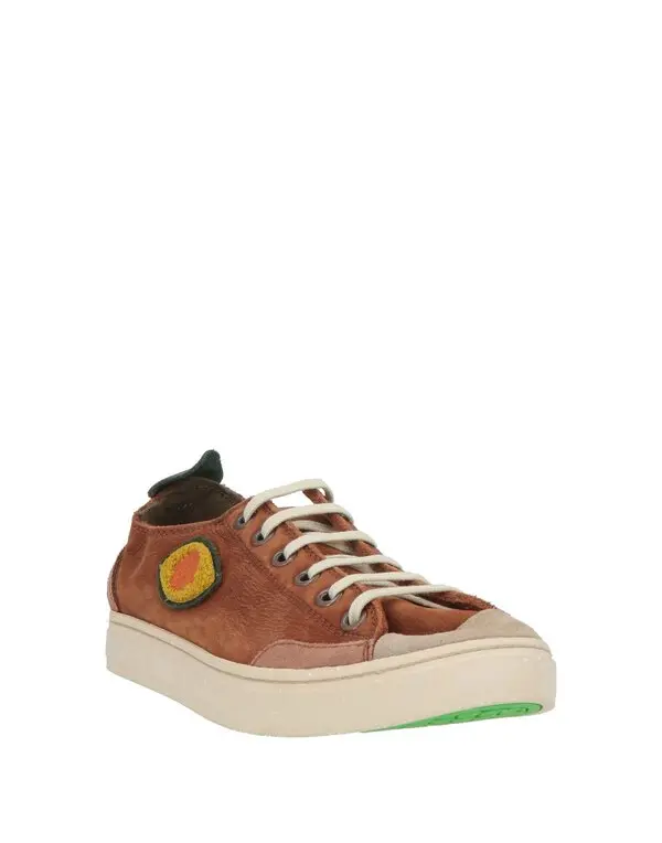 SATORISAN Multicolor Leather And Suede Trimmed Low-top Sneakers