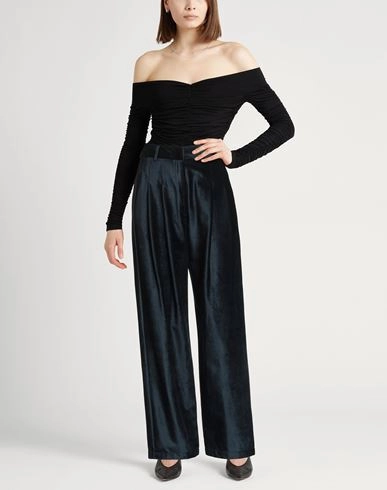 FORTE_FORTE Velvet High-waisted Straight-leg Pants