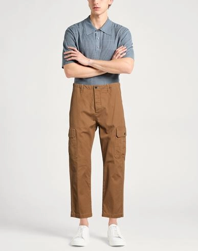 Incotex Pants Camel Size Cotton, Wool