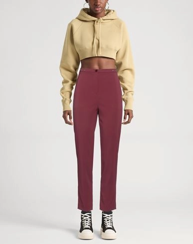 Patrizia Pepe Essential Pants Garnet Size Polyester, Elastane