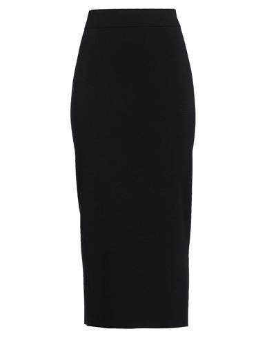 Fabiana Filippi Midi Skirt Size Virgin Wool, Polyester - Black