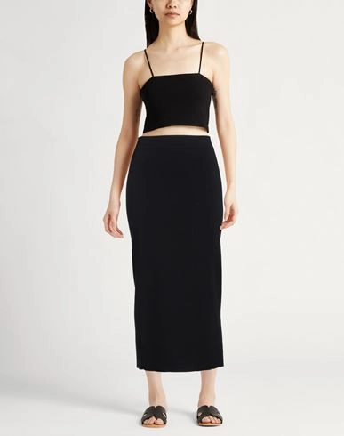 Fabiana Filippi Virgin Wool Blend Midi Skirt - Black