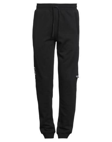 EA7 Pants Size Cotton, Polyester, Elastane - Black