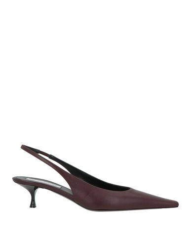 Victoria Beckham Calfskin Slingback Pumps - Red