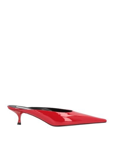 Victoria Beckham Mules & Clogs Burgundy Size Leather - Red