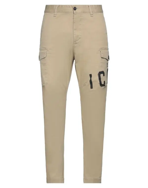 Dsquared2 Pants Sand Size Cotton, Elastane