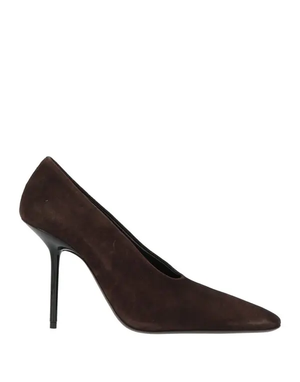 Victoria Beckham Chocolate Suede Stiletto Pumps