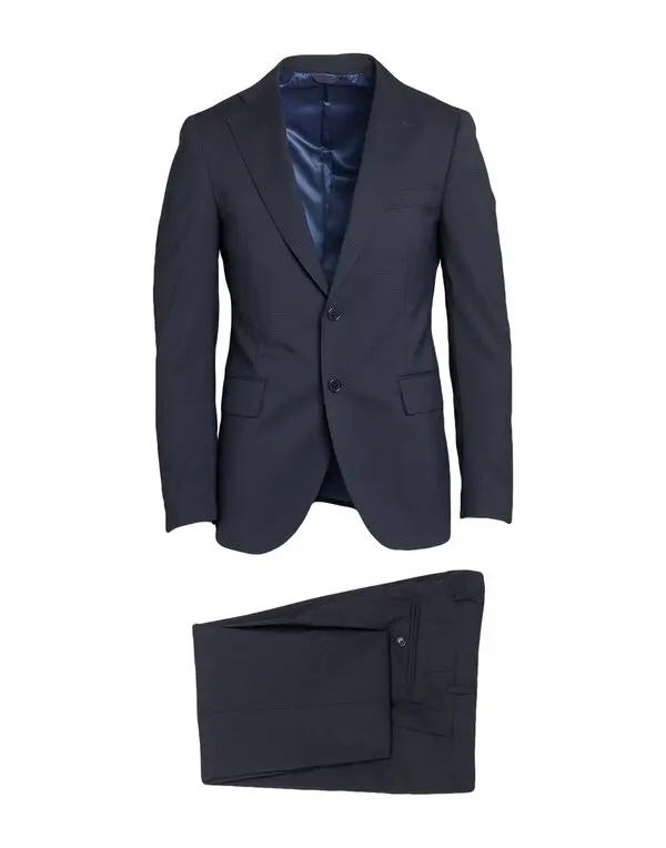 TOMBOLINI Suit Size Wool, Polyester, Elastane