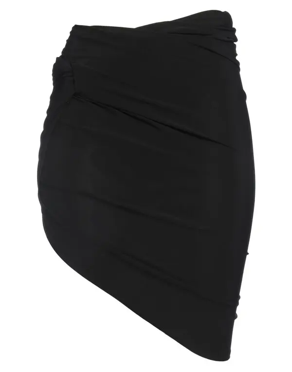 Jacquemus Asymmetric Gathered Midi Skirt