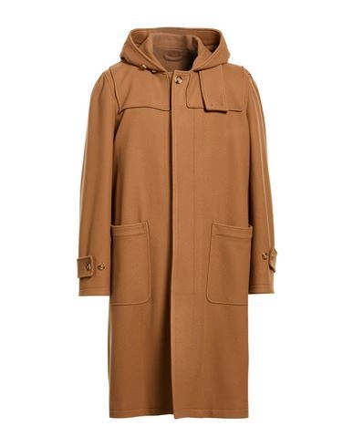 LARDINI Coat Camel Size Virgin Wool, Polyamide