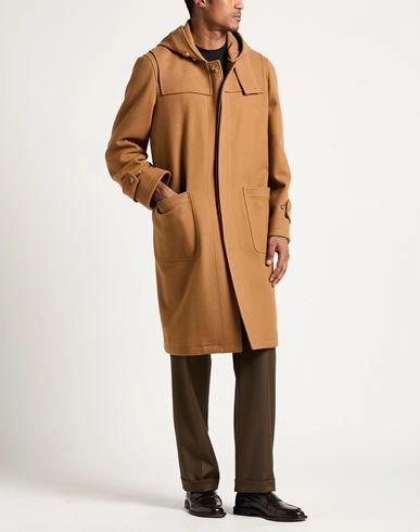 LARDINI Coat Camel Size Virgin Wool, Polyamide