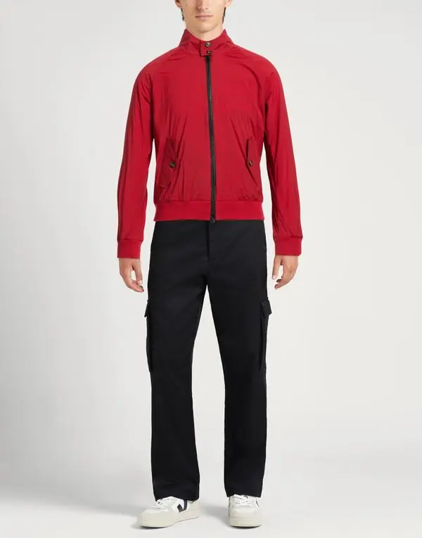 BARACUTA Jacket Military Size Nylon, Polyurethane - Tomato Red