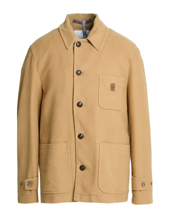 JACOB COHЁN Jacket Sand Size Cotton