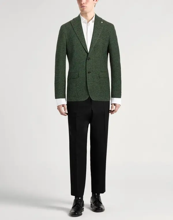 MANUEL RITZ Blazer Size Cotton, Acrylic, Polyester, Virgin Wool