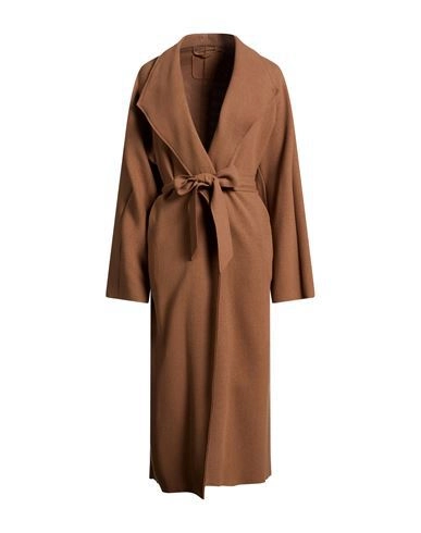CARLA G. Coat Size Wool, Polyamide - Beige